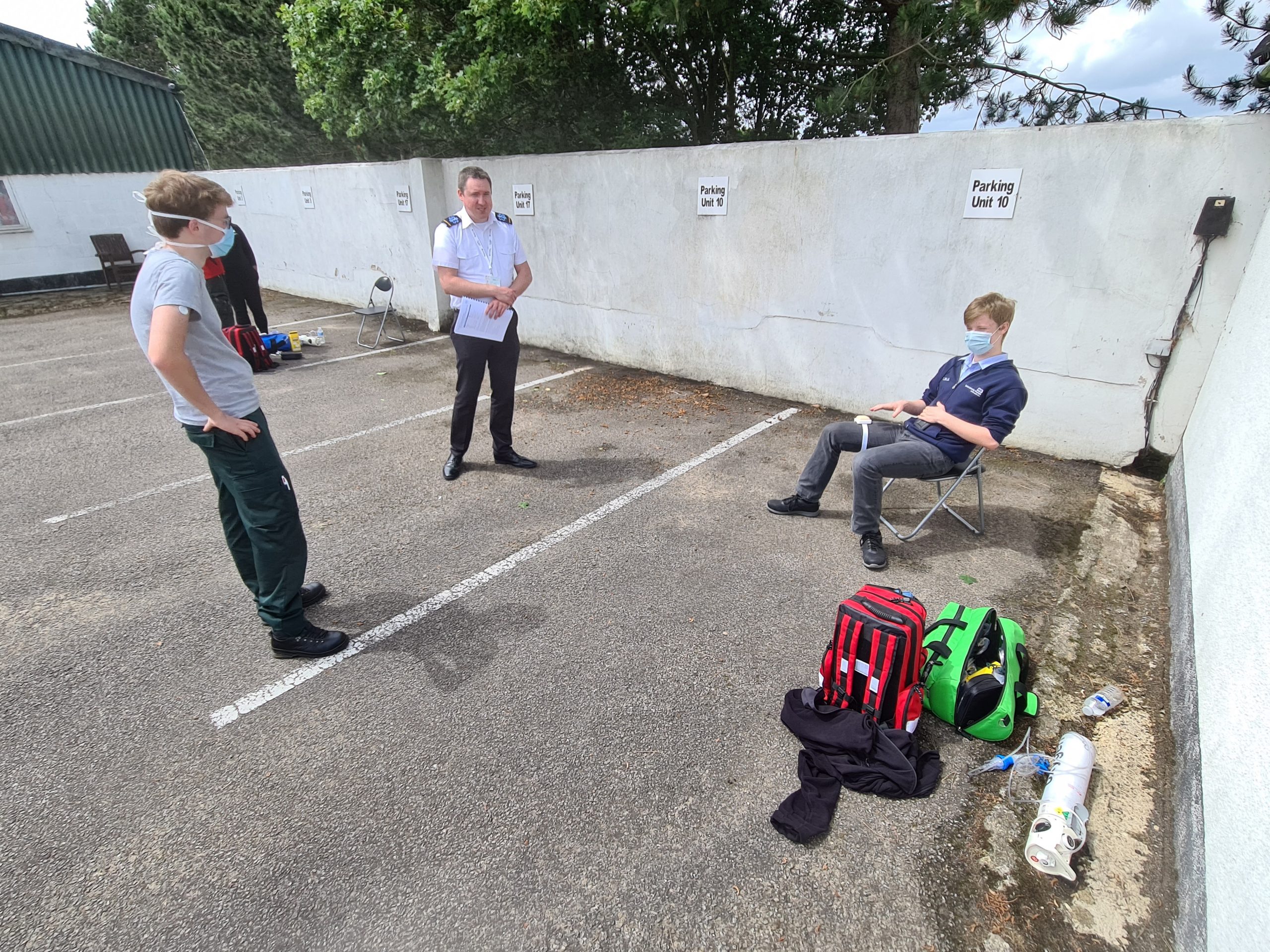 Training in first response emergency care arranged by ProMed